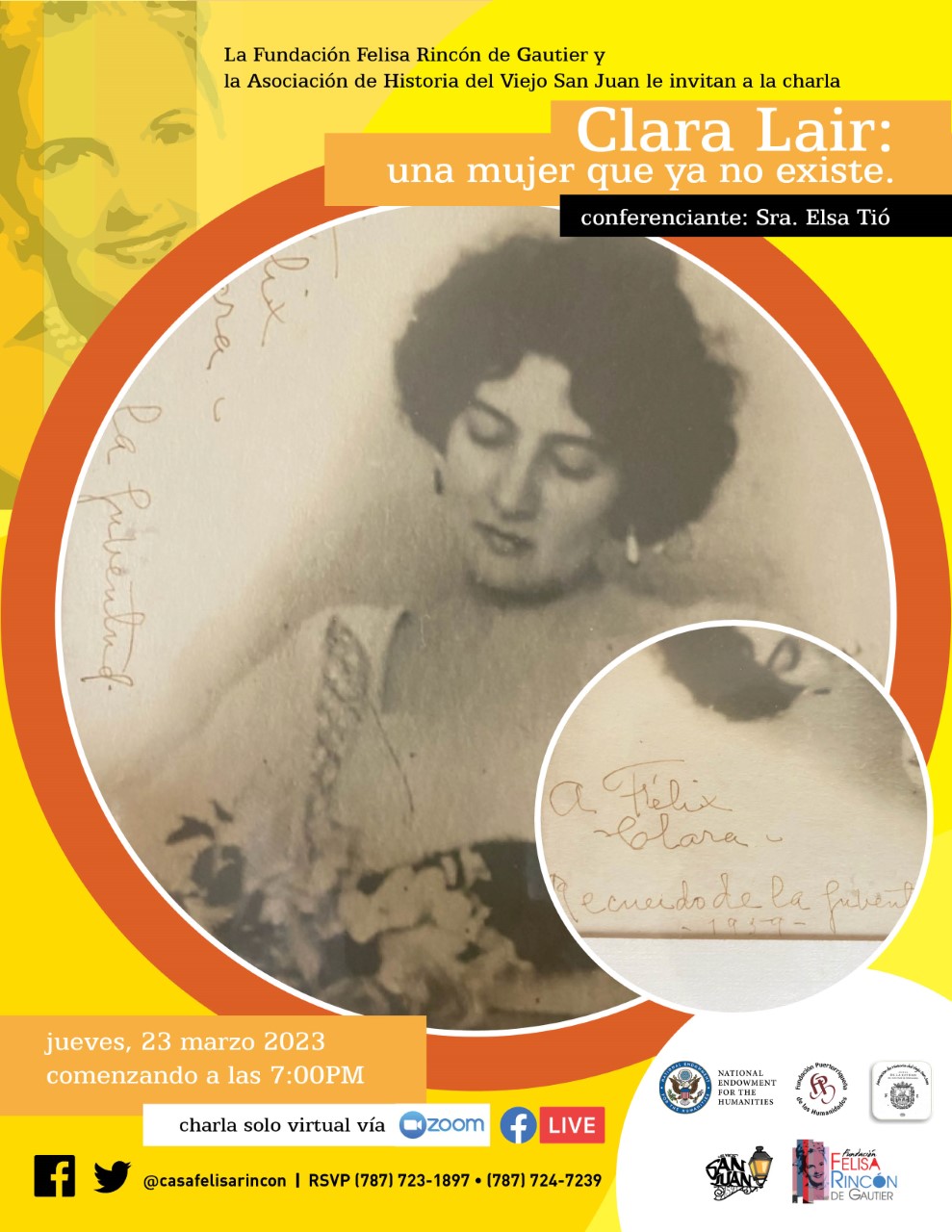 Clara Lair: una mujer que ya no existe - Museo Felisa Rincón