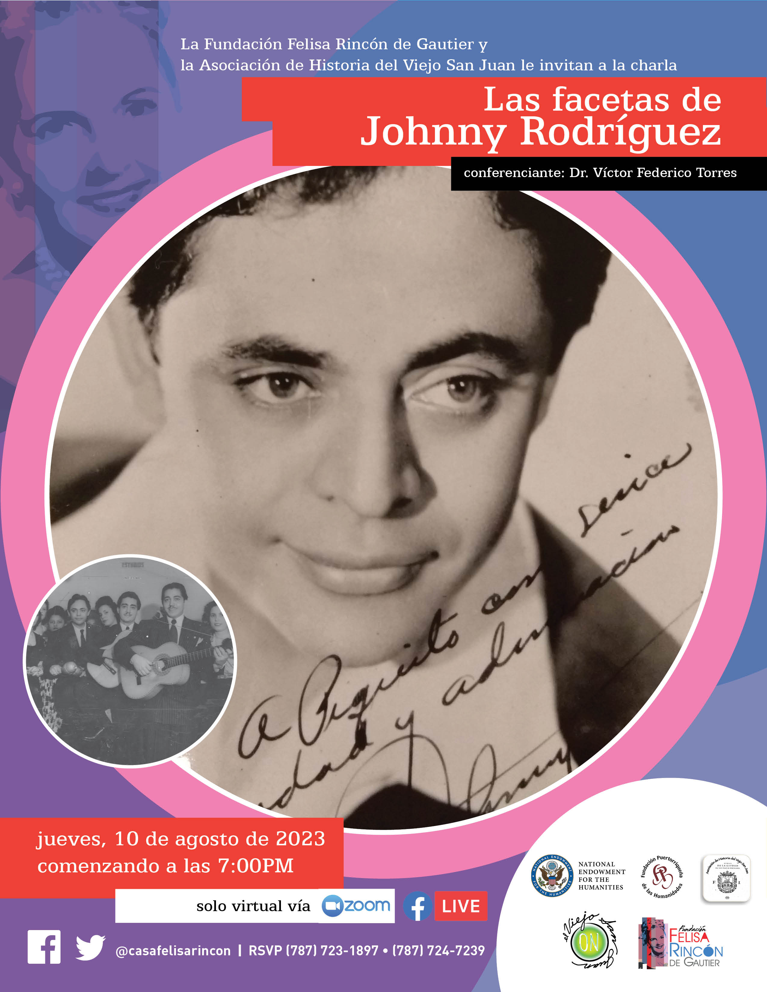 Charla: Las facetas de Johnny Rodríguez - Museo Felisa Rincón