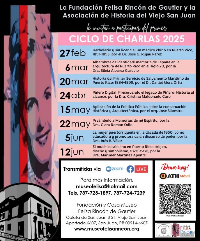 Calendario de Charlas - Museo Felisa Rincón